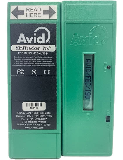 Avid MiniTracker Pro Reader – ALLVET SUPPLY